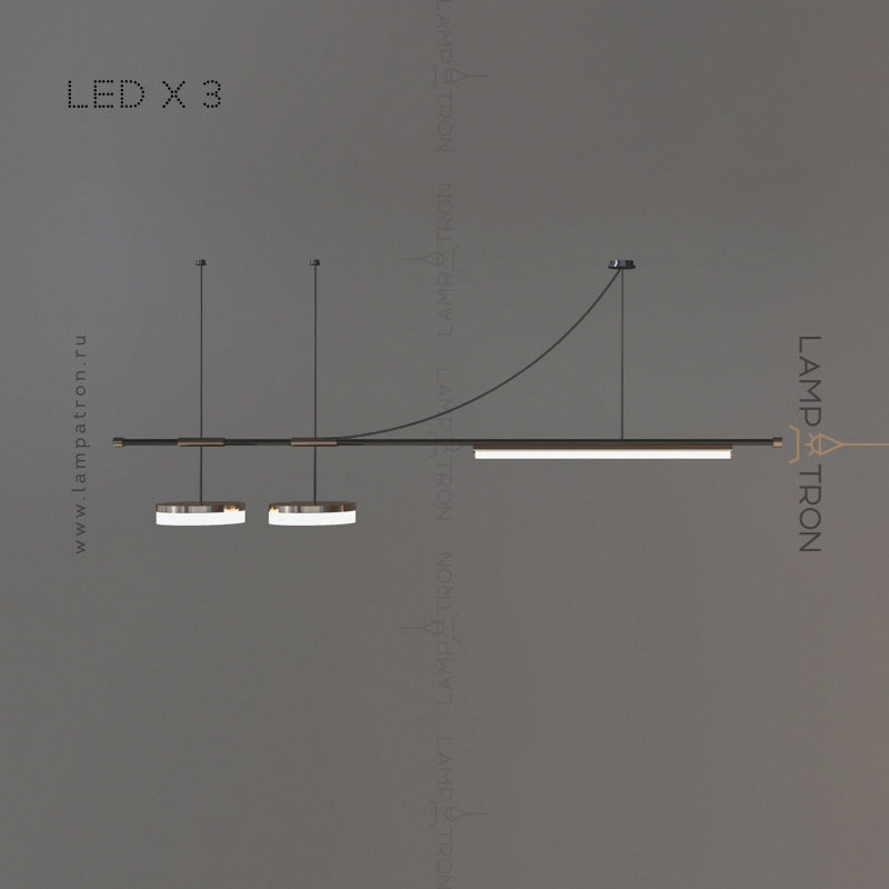ZODIAC ARCH Long lighting fixture – Lampatron